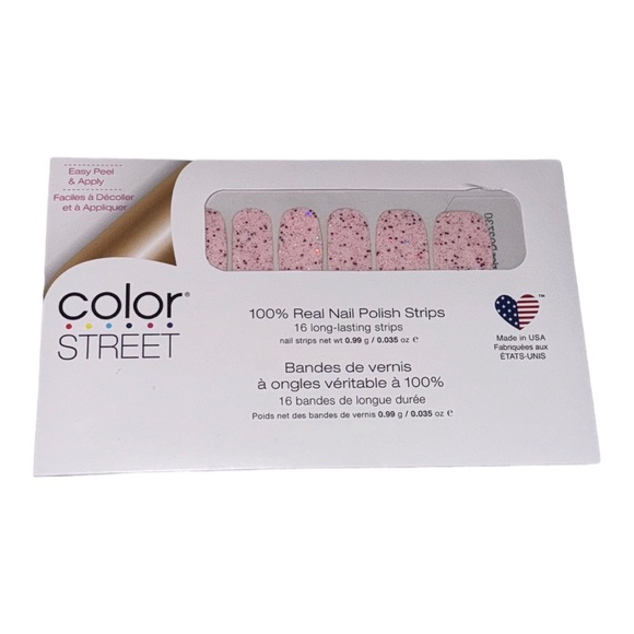 Color Street | Makeup | Nip Color Street Pink Warrior Chunky Glitter ...